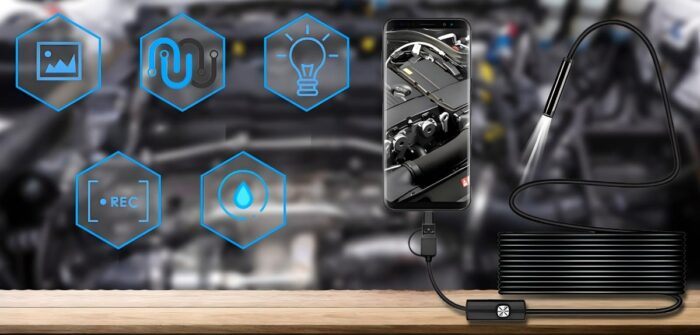 Inskam Y102 - USB HD Ендоскоп 3в1 |720P|5.5mm |HARD IP67